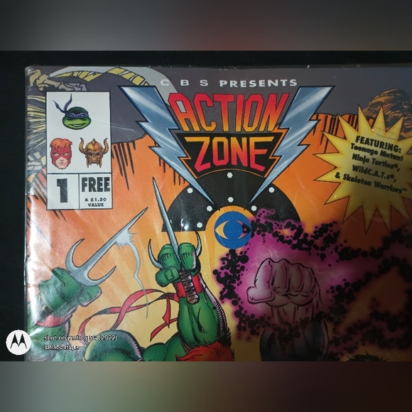 Landmark | Other | 994 Cbs Action Zone Comic Book | Poshmark